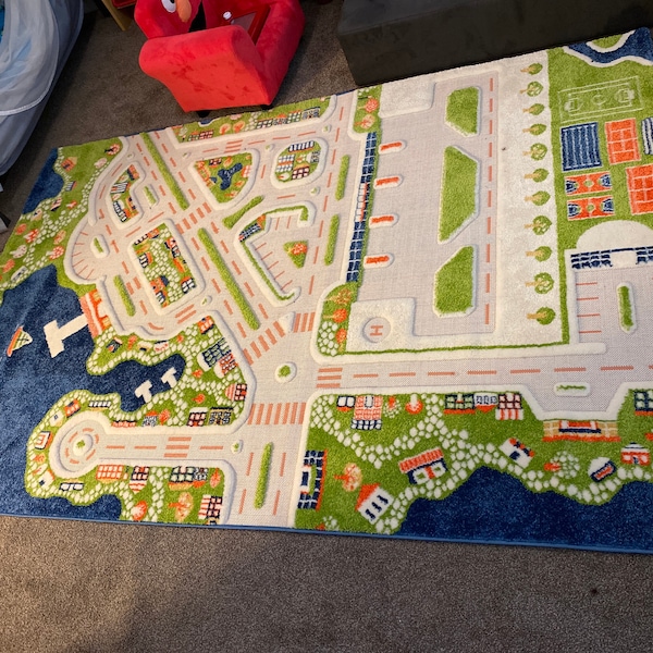 IVI 3D Mini City Nursery Toddler & Kids Montessori Play Mat Rug Soft ...