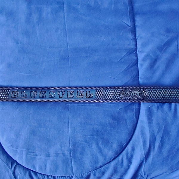 Personalized Leather Belt / Black Wolf / Basketweave / Free Name /free ...