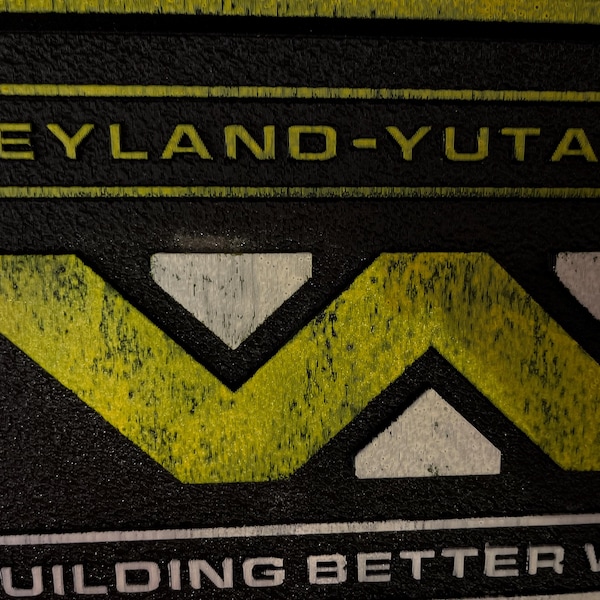 Alien Xenomorph Predator Movie Carving. 3D Wall Sign for Home Decor ...