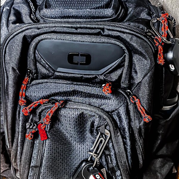 Monkey Fist Zipper Pull Paracord Mini Knot Custom Handmade Tab Pull for ...