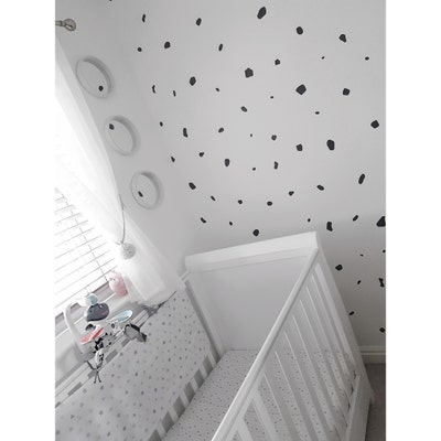 Dalmatian Wall Stickers 320x Dots Polka Dot Wall Decals Hand Drawn ...