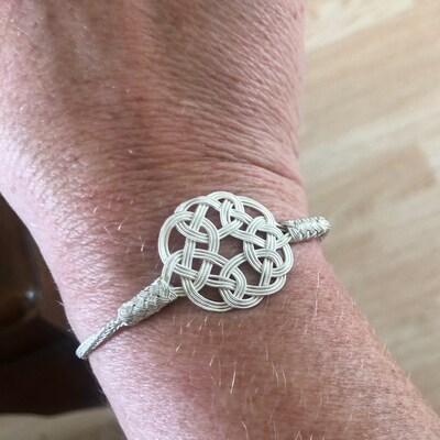 Sterling Silver Weaved Handmade Infinity Braided Earrings Lovely Boho ...