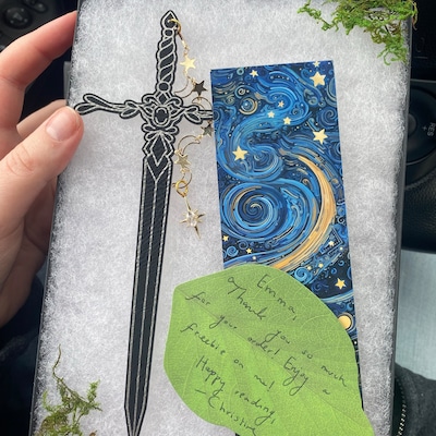Starfall Blade Bookmark - Etsy