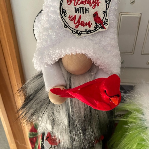 I Am Always With You Cardinal Comfort Gnome: Handmade Inspirational ...