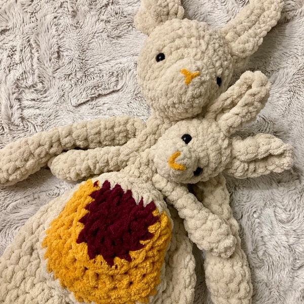 Kith Kin Knotted Lovey Crochet Kangaroo PATTERN - Etsy