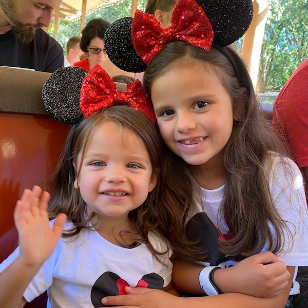 Minnie Mouse Ears, Disney Ears for Adults and Kids, Red Minnie Mouse ...