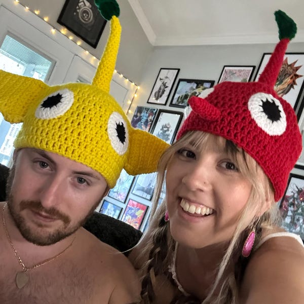 Yellow Pikmin Hat - Etsy