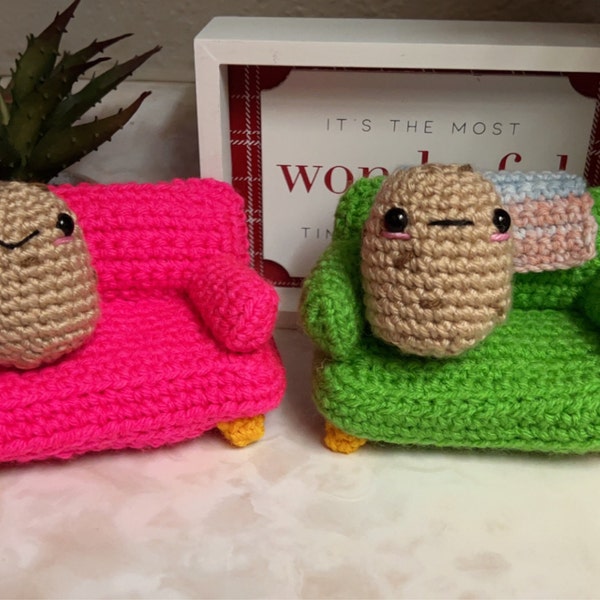 Amigurumi Crochet Couch Potato Pattern (PDF Pattern) - Etsy