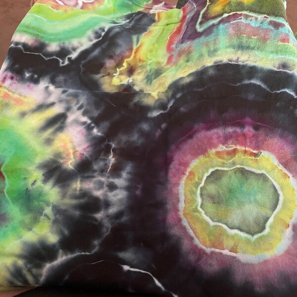 Size: SMALL - Gildan Ultra Cotton Tie Dye T-shirt - Incline Ice Dyed ...