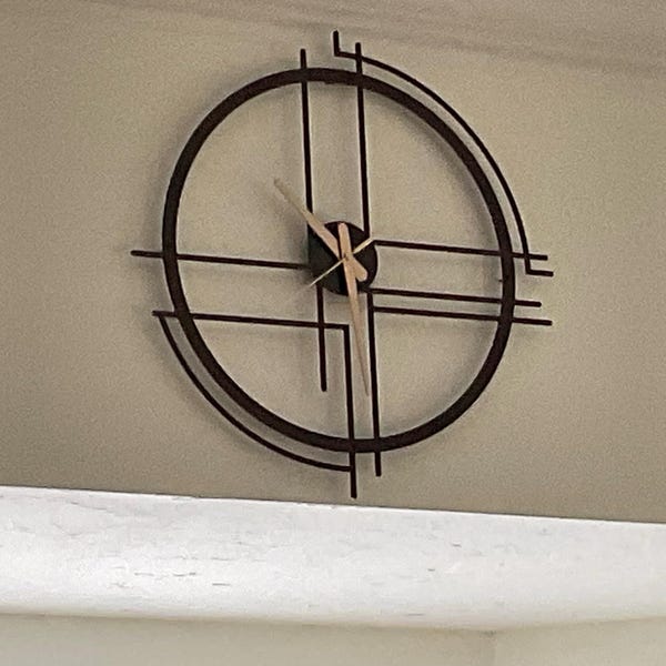 Unique Latin Numeral Compass Metal Wall Clock,extra Large Clock,ships ...
