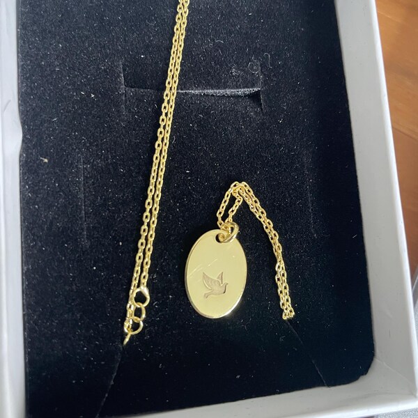 Chicken Necklace - 14K Gold Plated - Farm Jewelry - 925K Sterling ...