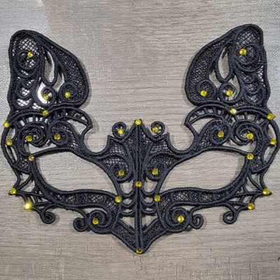 Black Phantom Masquerade Mask Masquerade Ball Black Mask for - Etsy
