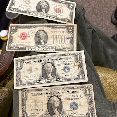 1963 5 Dollar Bill Red Seal Old US Paper Money Note Very Nice - Etsy