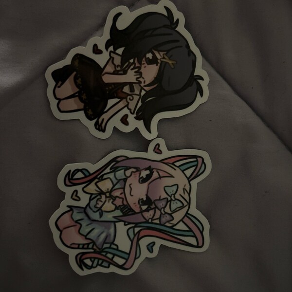 Triple Baka Large Sticker | Car Decal, Akita Neru, Hatsune Miku, Kasane ...