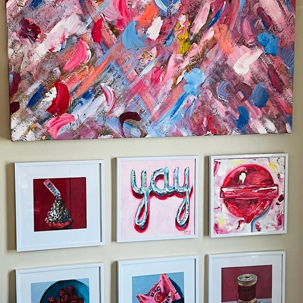 Eye Painting Original Oil Painting Eye Original Art Eye Artwork Impasto ...