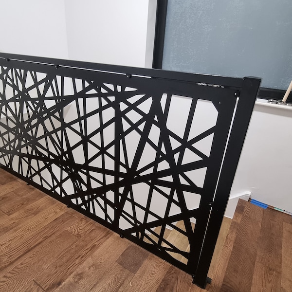 Garden Screen in Bloom Design Metal, Decorative Screen, Home Decor ...