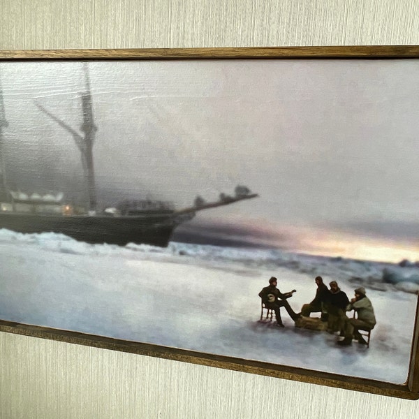 Distressed Wooden Sign ' Naviator - the Navy Man Who Flys! '. US Navy ...