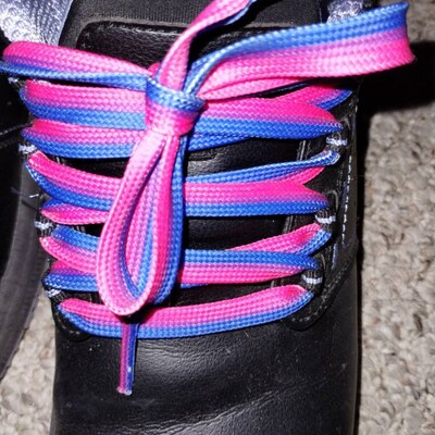 Non Binary Pride Stripe Laces 96 Inch STYLE Waxed Roller - Etsy