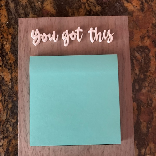 Personalized Sticky Notepad Holder, Corporate Gift for Employees ...