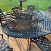 American Flag Steel Fire Pit Ring, Heavy Duty, Outdoor Campfire Ring ...