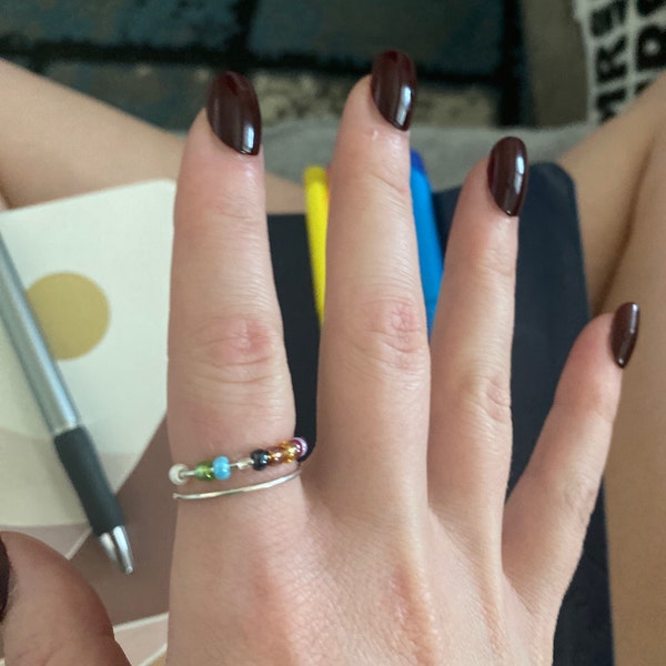 Psalm 23 Ring, Fidget Ring, Sterling Silver, Gold, Christian Faith ...