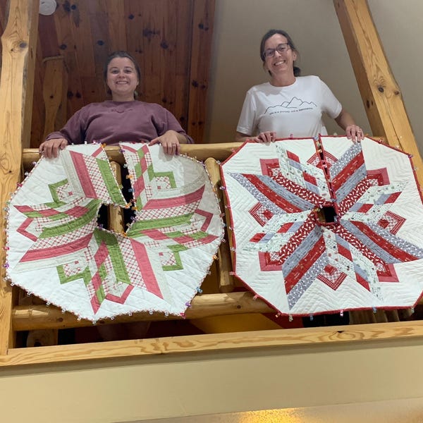 DIGITAL PATTERN: St. Bartholomew's Star Quilted Christmas Tree Skirt - Etsy