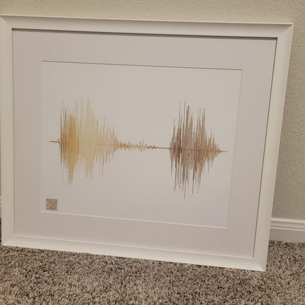 Bark Sound Wave - Pet Remembrance / Dog Memorial Made From Your Dog’s ...