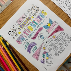 Martin Luther King Jr. Quote Coloring Page Black History Civil Rights ...