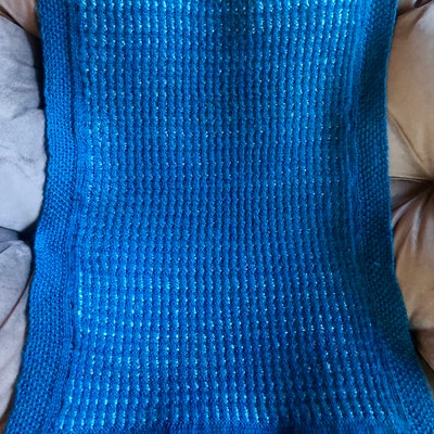 Blanket KNITTING PATTERN / Prairie Fields / Baby Blanket Knit Pattern ...