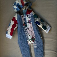Taffy Pull Bow Quilt Throw / Modern Patchwork Colorful Quilt / Handmade ...