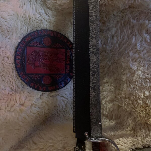 Hand Forged, Custom Damascus Steel Sword 30 Inches, Kris Blade, Keri ...