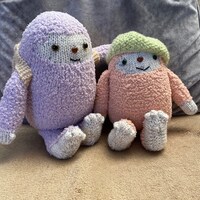 Yeti and Sasquatch Knitting Pattern - Etsy UK