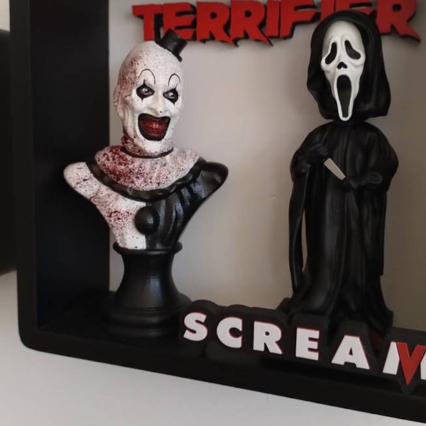 Terrifier Horror Movie Bust Art the Clown Figure Dark Decor Terrifier ...