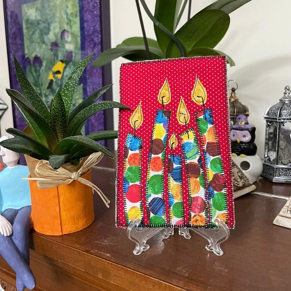 Quilted Postcard Pattern-fabric Postcard Pattern-cat Face - Etsy