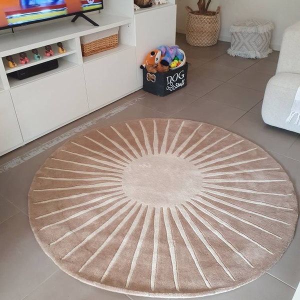Modern Style Handmade Hand Tufted Large Area Rug Woolen Rug Home Decore ...