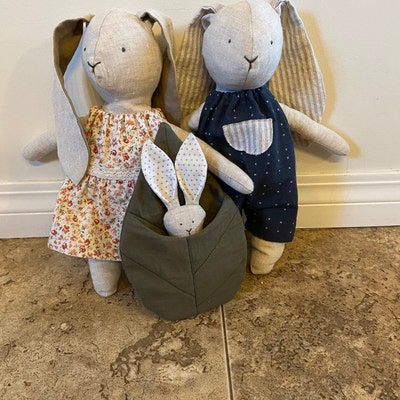 Animal Toy Pattern Small Bunny Sewing Pattern Stuffed Toy PDF Pattern ...