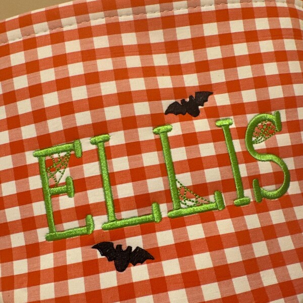 7 Halloween Script Embroidery Font Bundle , Machine Embroidery Designs ...