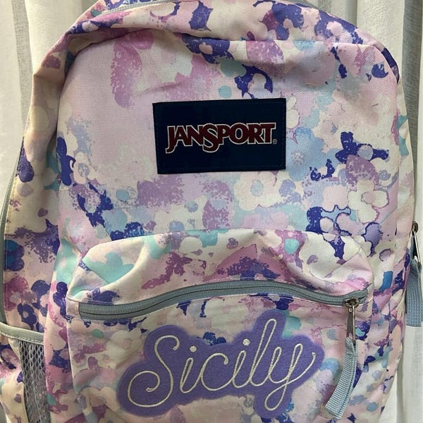 Custom Name Patch With Cursive Script Font | Handmade Chainstitch Embroidered Personalized Iron ...