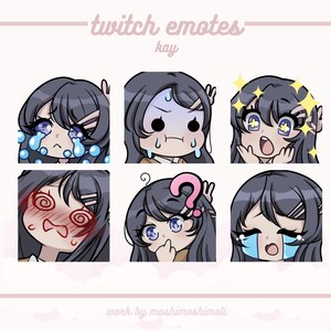 Bocchi From Bocchi the Rock / Twitch Emotes / Discord Emotes / Anime ...