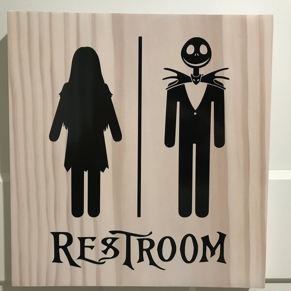 Creature and Kay Restroom Sign. Creature Sign. Bathroom Sign. Restroom ...
