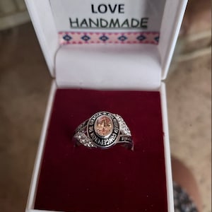 Rose Gold College Class Ring,school Ring,class Rings,graduation Ring ...