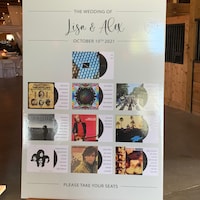 Vinyl Records Wedding Table Plan - Etsy Canada