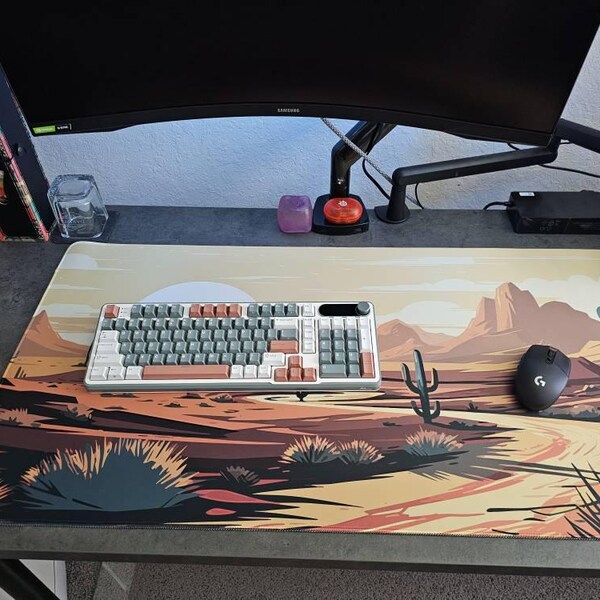 Galactic Command Center, Desk Pad, Mouse Pad, Desk Mat, Astronaut's ...
