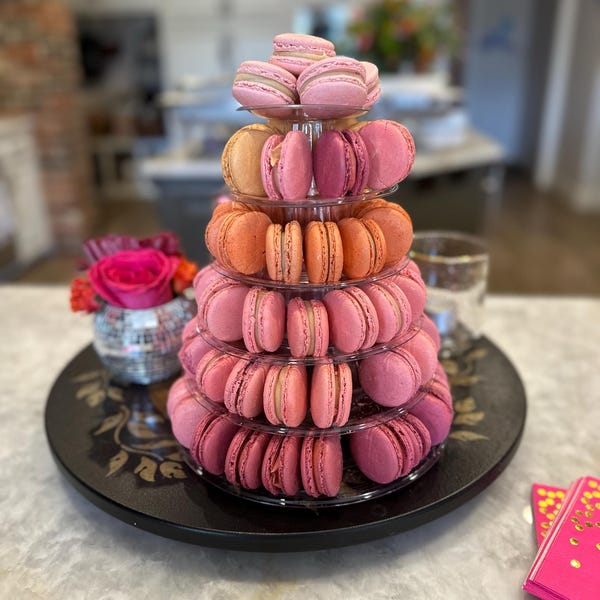 Macaron Tower - Macarons With Tower Stand Included - Babyshower ...