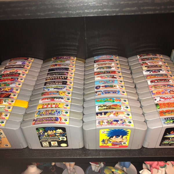 Japan Nintendo 64 N64 Sticker End Labels (for All 196 Custom Japan Game ...