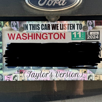 Pink Please Let Me Merge License Plate Frame - Etsy