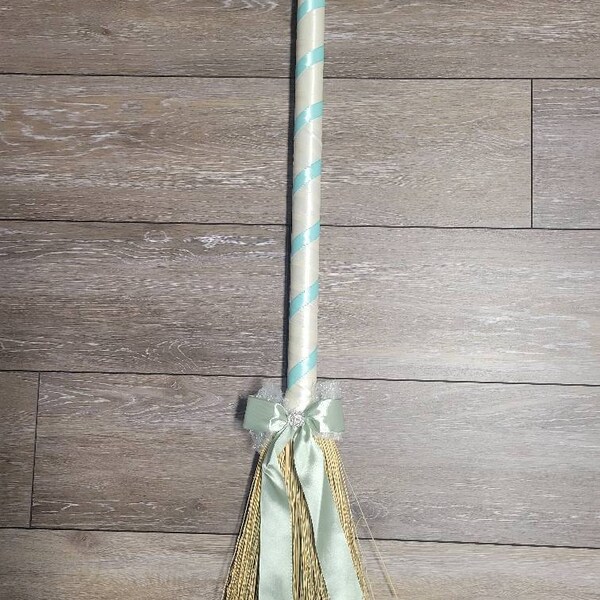 Classic Jump Broom Made in Your Custom Colors With Rhinestone Accent ...