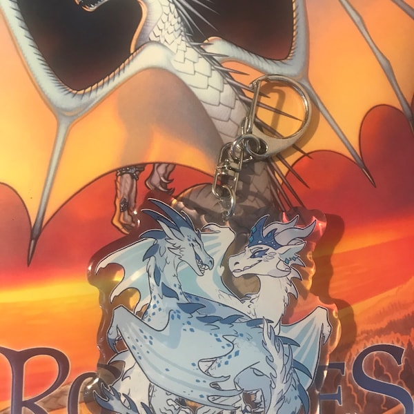 Snowfall and Lynx [ Wings of Fire WOF Acrylic Charm ] - Etsy