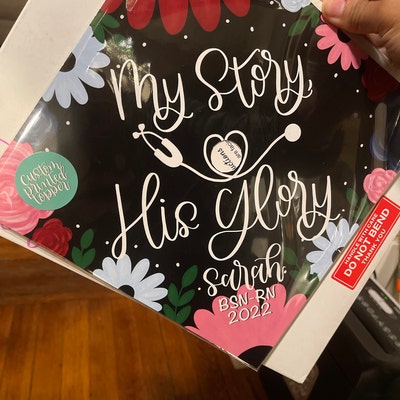 Custom the Sharon Graduation Cap Topper, Nursing Graduation Cap ...