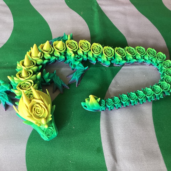 Rose Dragon, Cinderwing3d, STL File for 3D Printing, STL Print Files ...
